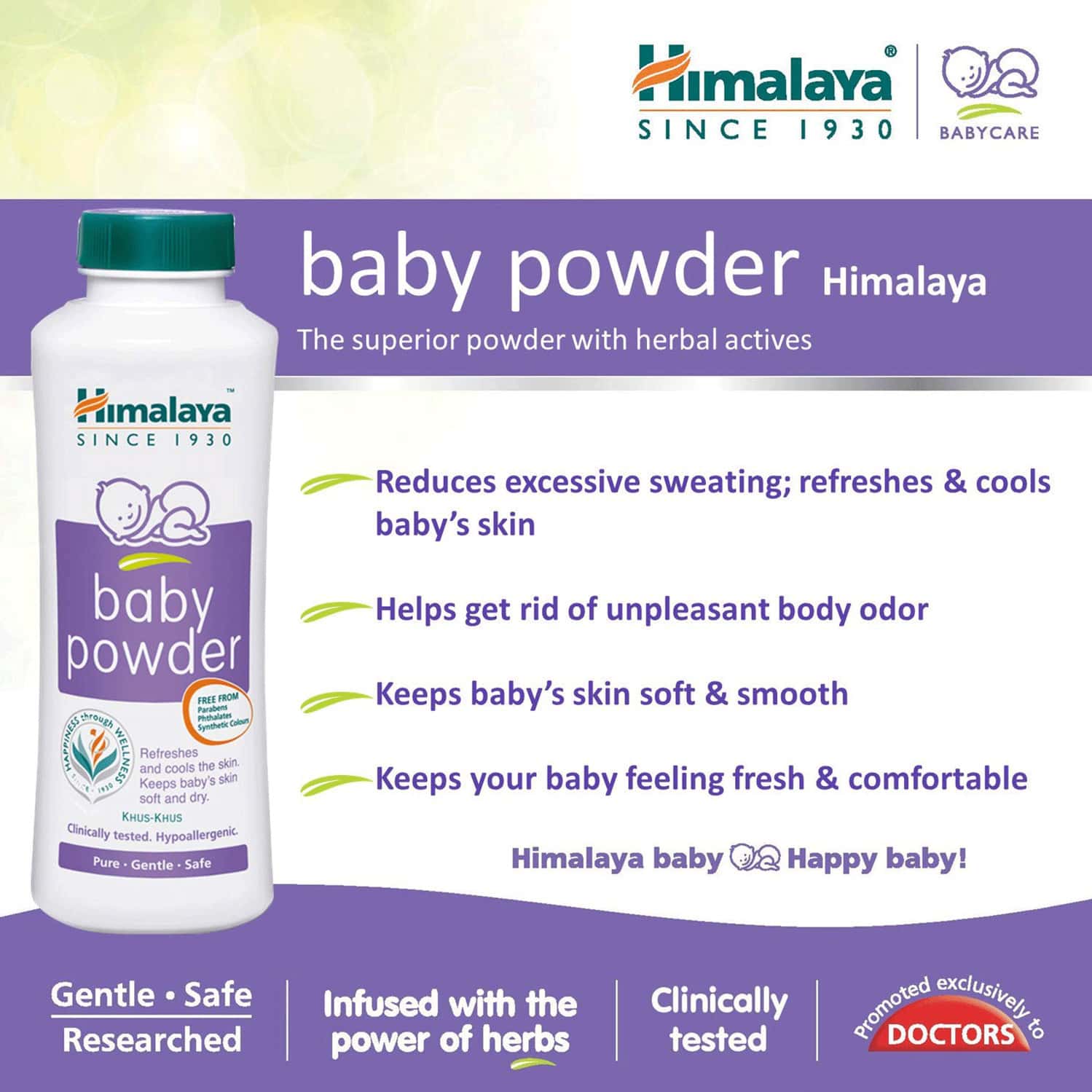 Buy HIMALAYA BABY POWDER BOTTLE OF 200 G Online & Get Upto 60% OFF at ...