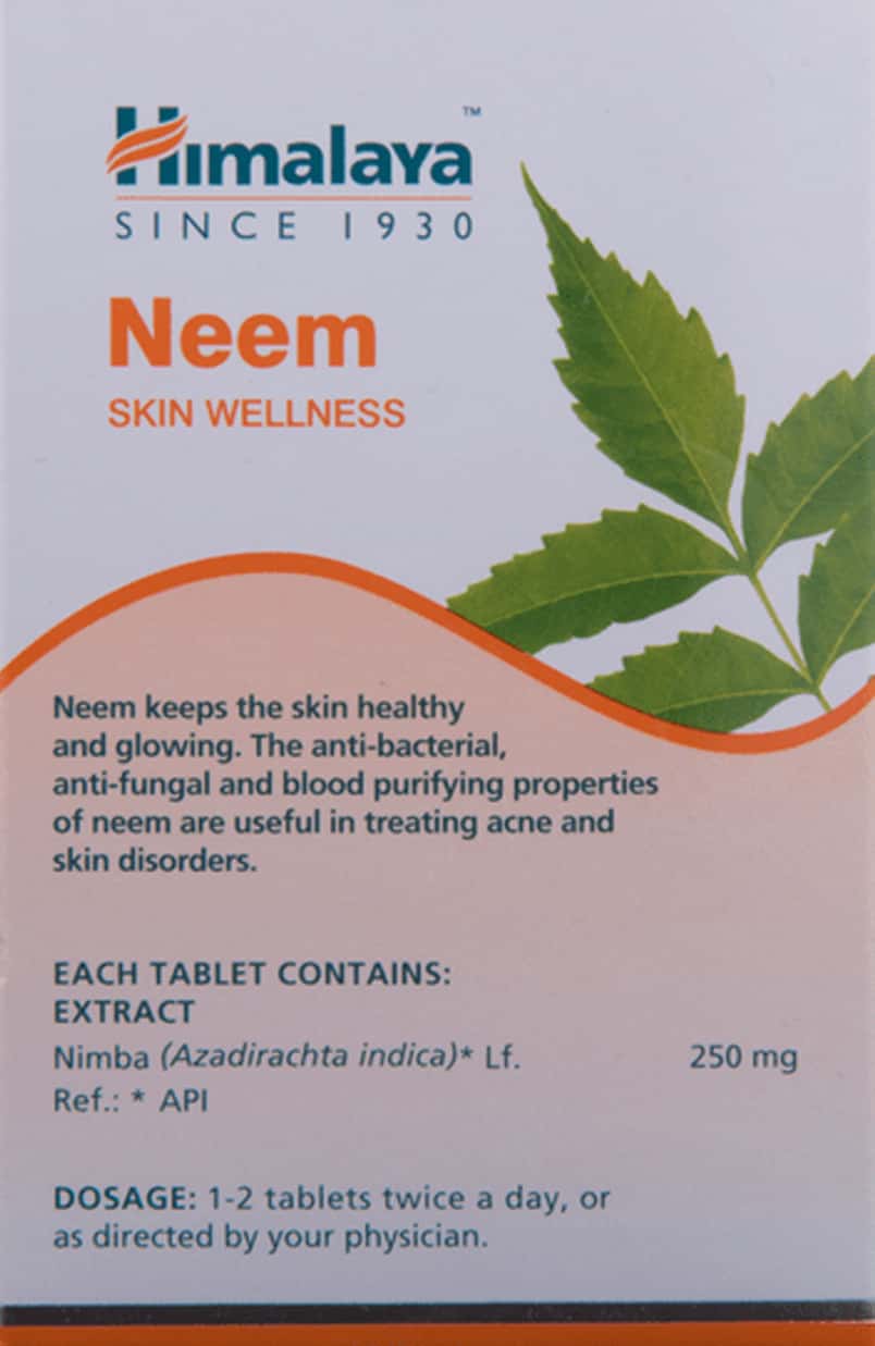 Buy HIMALAYA WELLNESS PURE HERBS NEEM (60 TABS) - SKIN WELLNESS Online ...