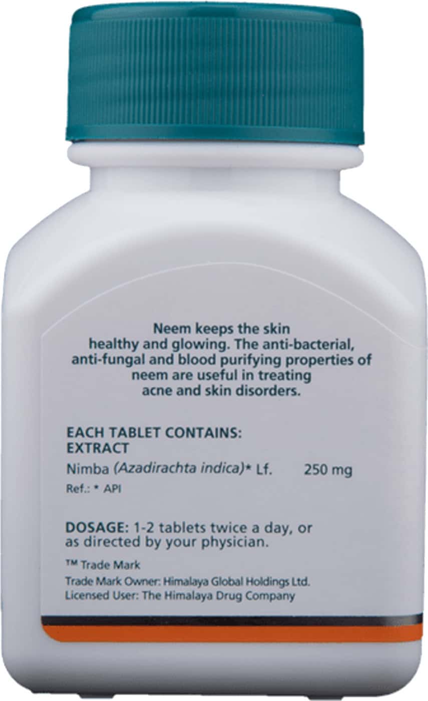 Buy HIMALAYA WELLNESS PURE HERBS NEEM (60 TABS) - SKIN WELLNESS Online ...