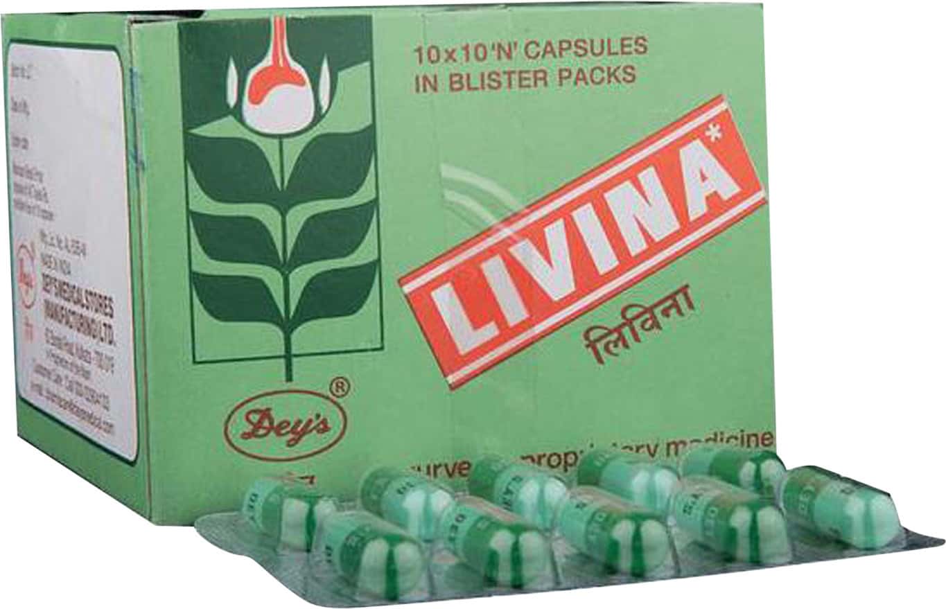 Buy LIVINA STRIP OF 10 CAPSULES Online & Get Upto 60% OFF at PharmEasy