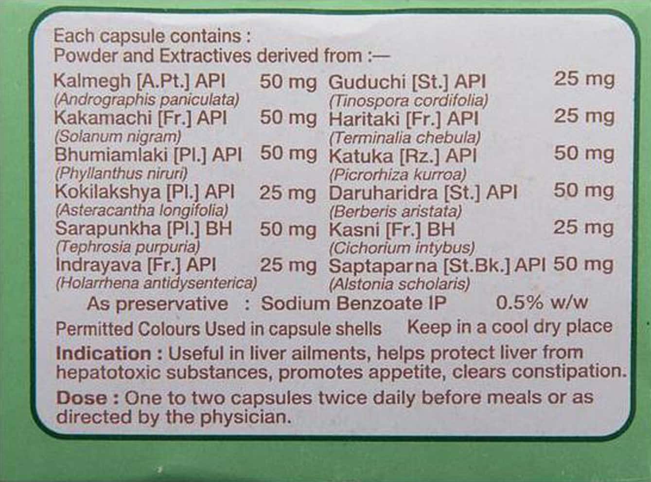 Buy LIVINA STRIP OF 10 CAPSULES Online & Get Upto 60% OFF at PharmEasy