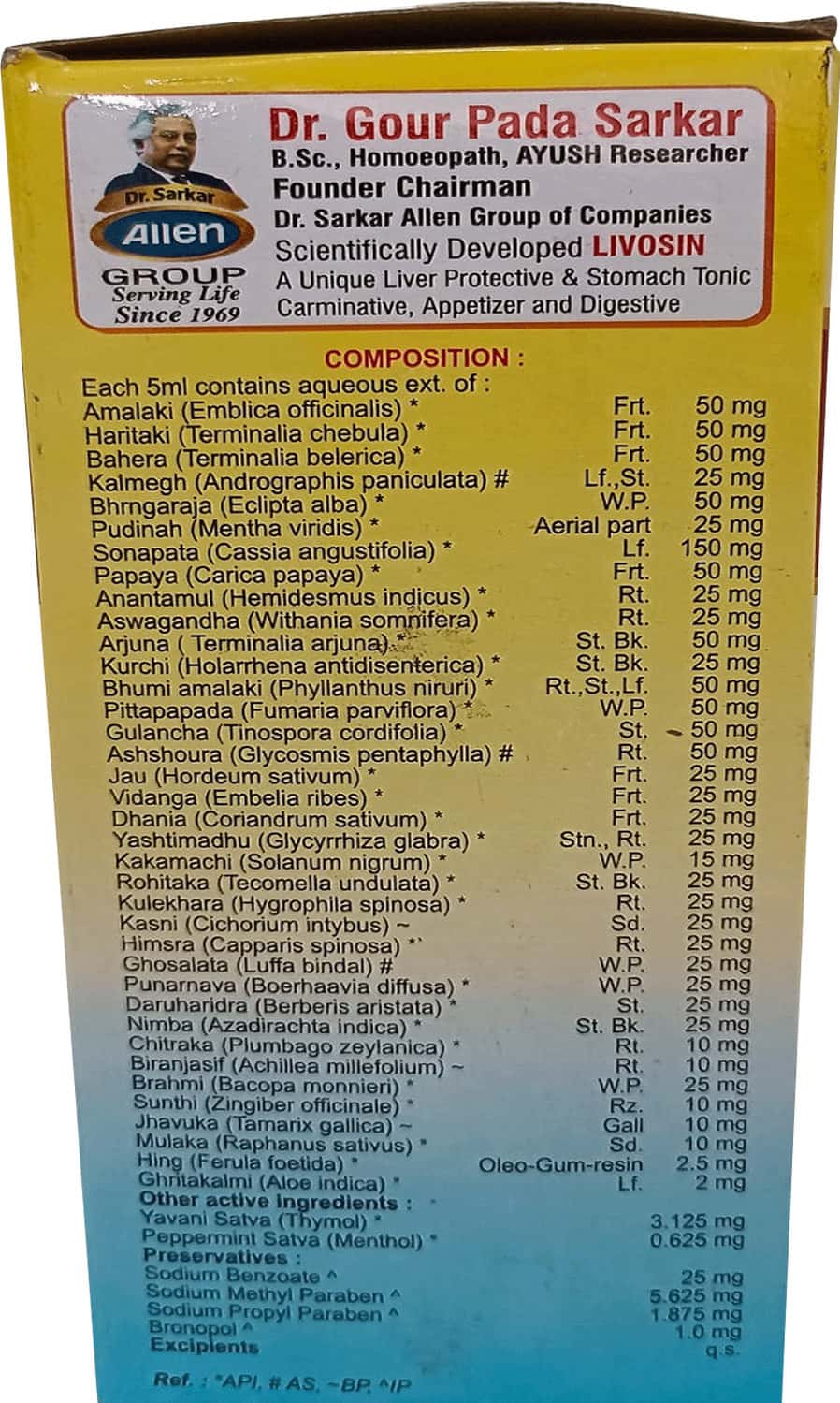 Buy LIVOSYN SYRUP 450ML Online & Get Upto 60% OFF at PharmEasy