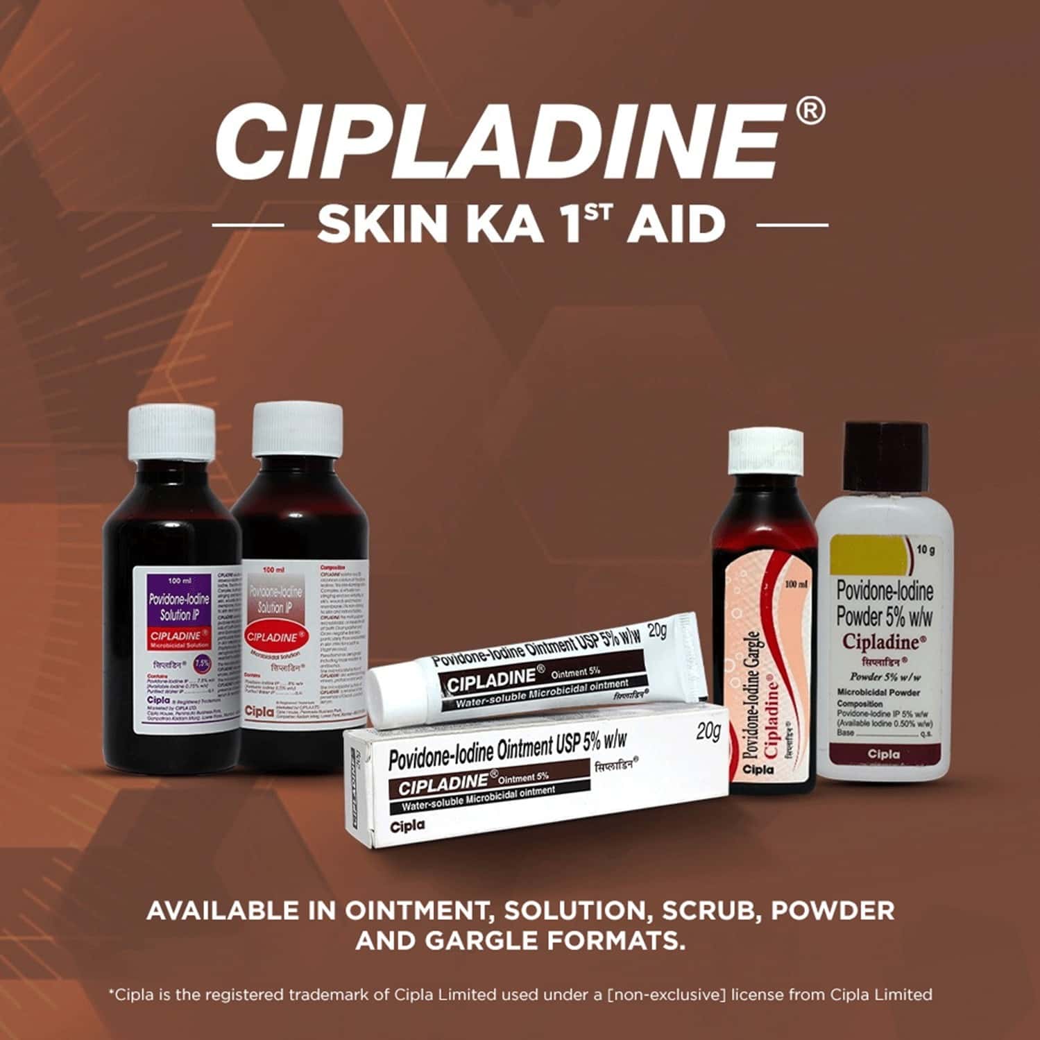Buy CIPLADINE 5% OINT 10GM Online & Get Upto 60% OFF at PharmEasy