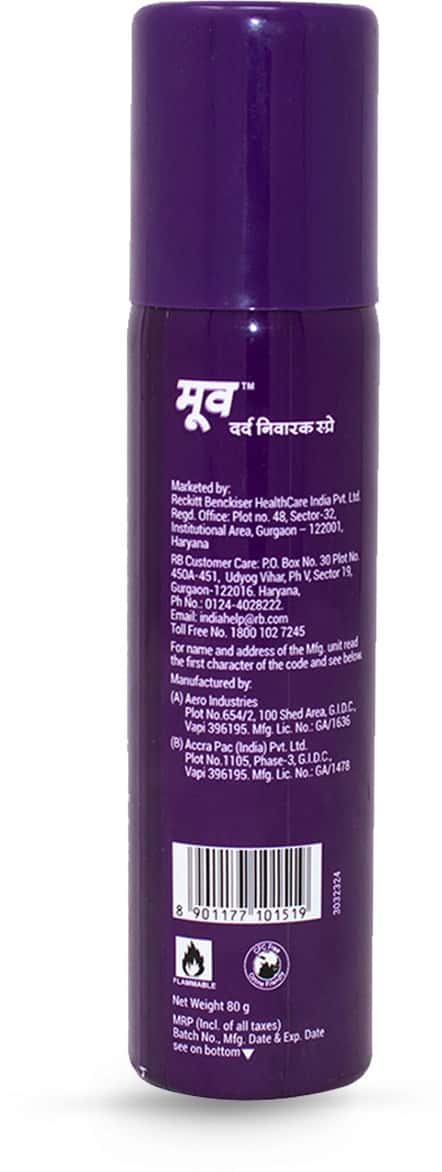 Buy MOOV INSTANT PAIN RELIEF SPRAY - 80G | SUITABLE FOR BACK PAIN JOINT ...