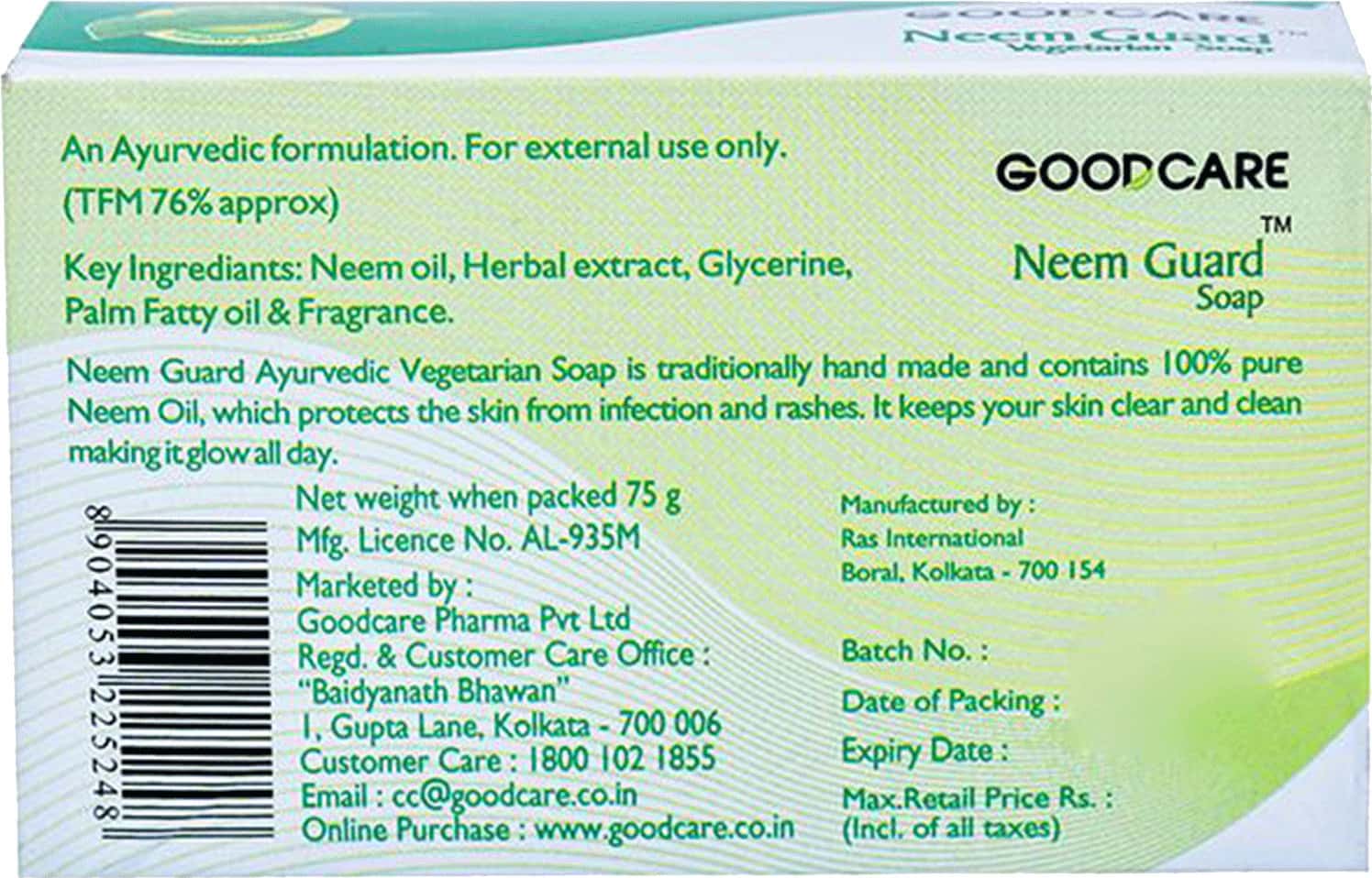 Buy NEEM SOAP 75GM Online & Get Upto 60% OFF at PharmEasy