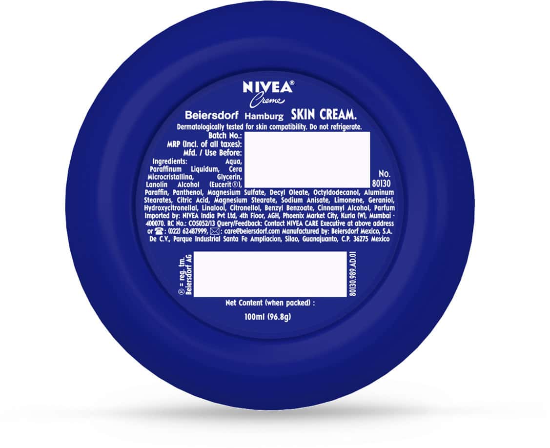 Buy NIVEA CREME MOISTURIZER JAR OF 100 ML Online & Get Upto 60% OFF at ...