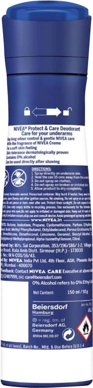 Buy NIVEA BLUE DEO SPRAY 150ML Online & Get Upto 60% OFF at PharmEasy