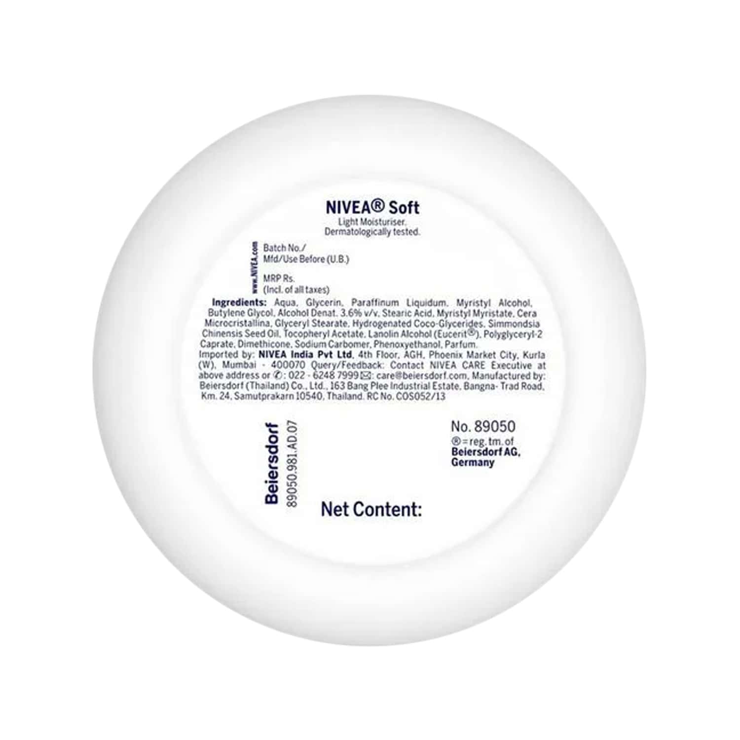 Buy NIVEA SOFT CREAM 200GM Online & Get Upto 60% OFF at PharmEasy