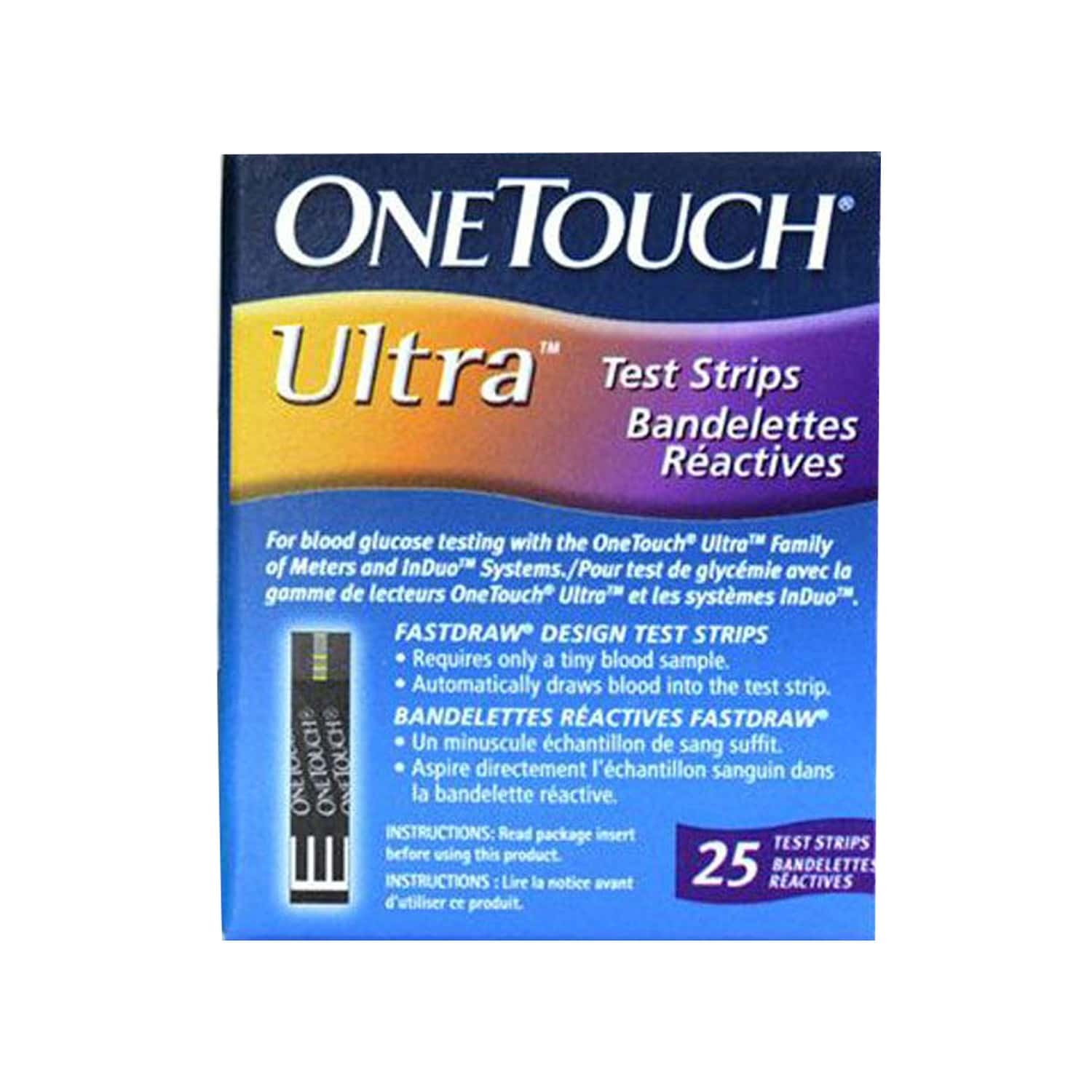 Buy One Touch Ultra Glucometer Test Strips Box Of 25 Online Get Upto