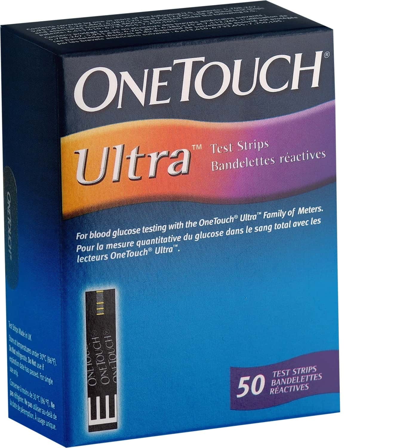 Buy ONE TOUCH ULTRA GLUCOMETER TEST STRIPS BOTTLE OF 50 Online Get