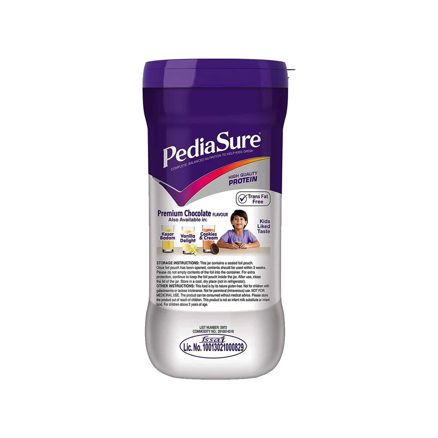 Buy Pediasure Premium Chocolate Child Nutrition Drink Jar Of 400 G ...
