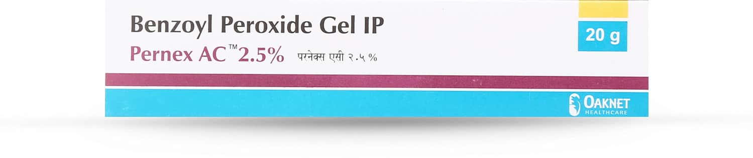 Buy PERNEX AC 2.5% GEL 20GM Online & Get Upto 60% OFF at PharmEasy