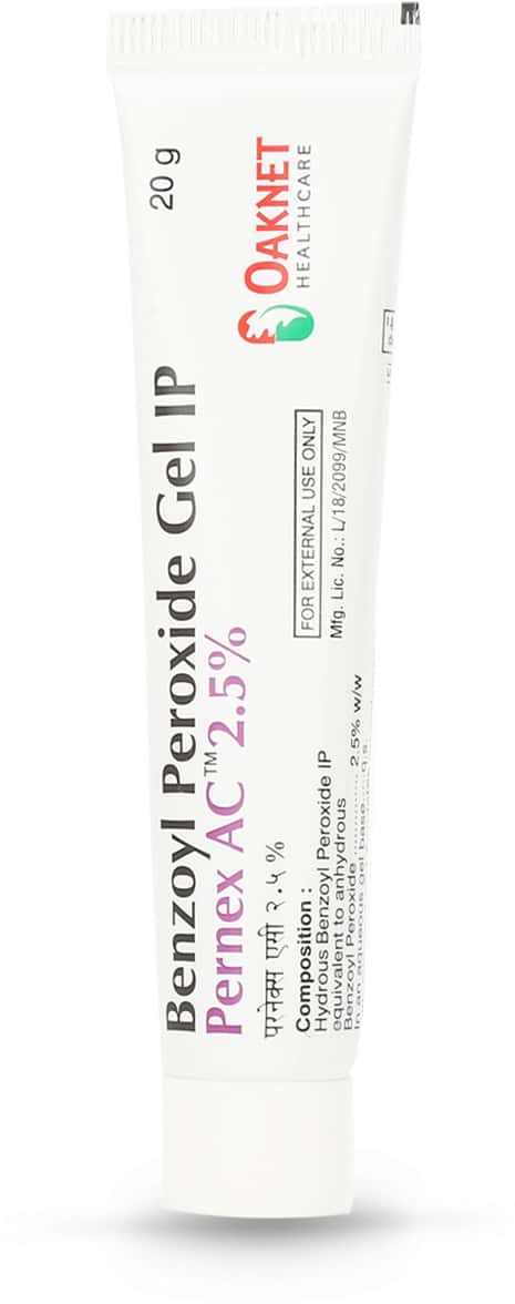 Buy PERNEX AC 2.5% GEL 20GM Online & Get Upto 60% OFF at PharmEasy