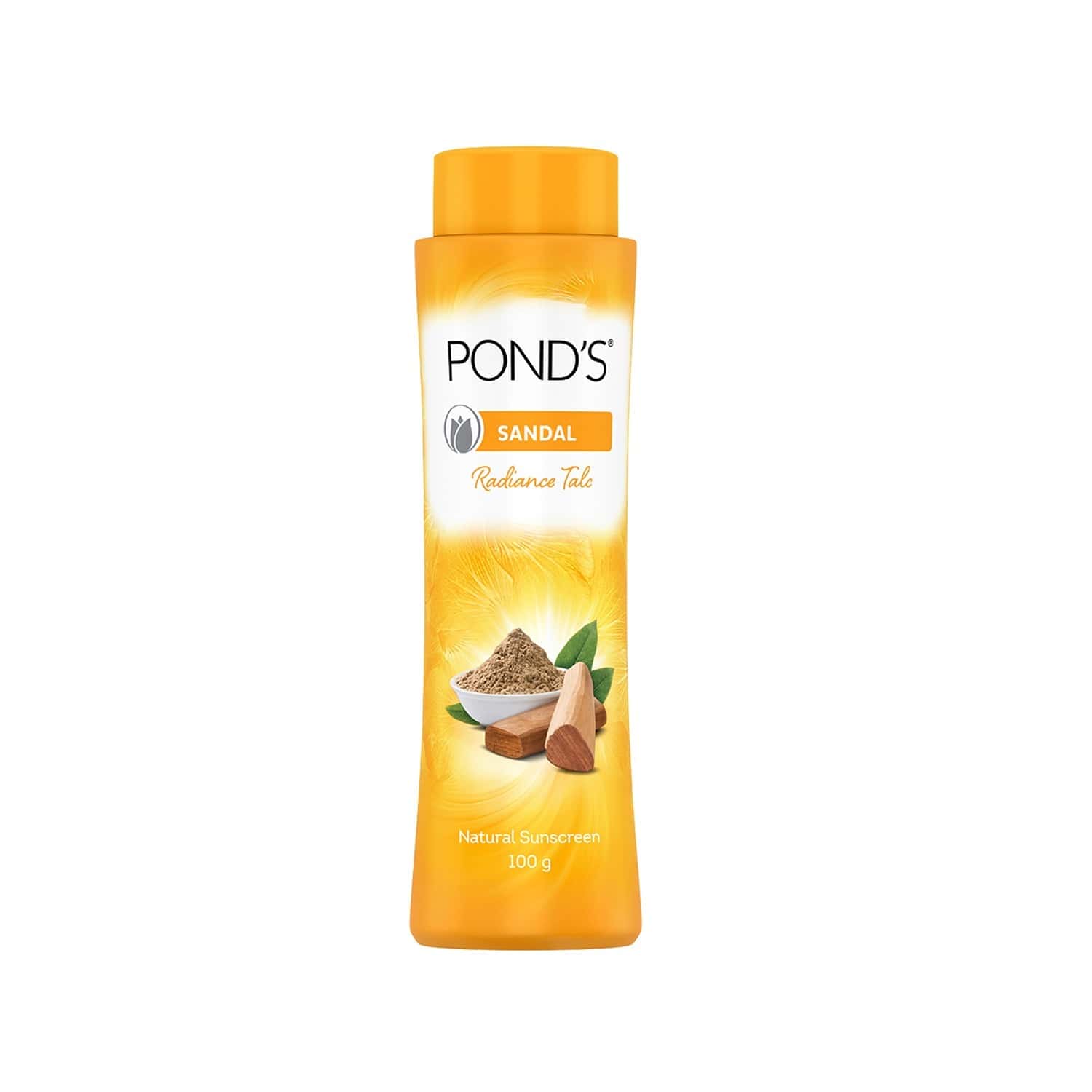 Buy POND'S SANDAL RADIANCE TALCUM POWDER BOTTLE OF 100 G Online & Get ...