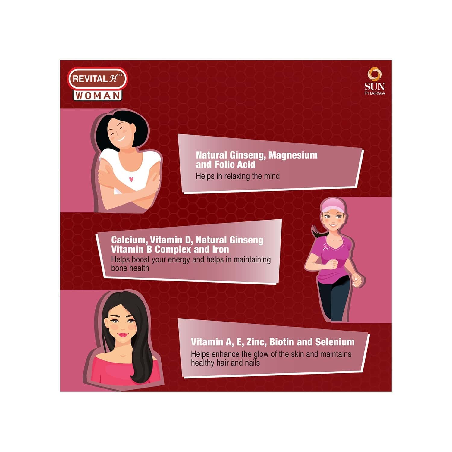 Buy REVITAL WOMAN TAB 10`S Online & Get Upto 60% OFF at PharmEasy