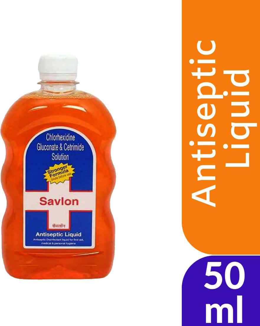 Buy SAVLON ANTISEPTIC DISINFECTANT LIQUID 50 ML Online & Get Upto 60% ...