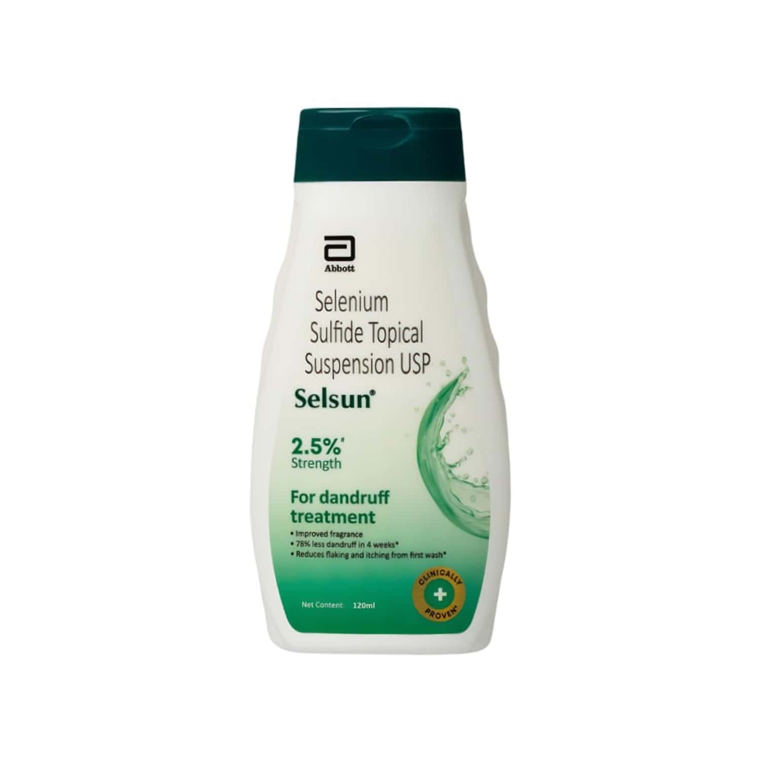 Selsun 2.5 Topical Suspension For Anti Dandruff Reduces Flaking And Itching 120ml