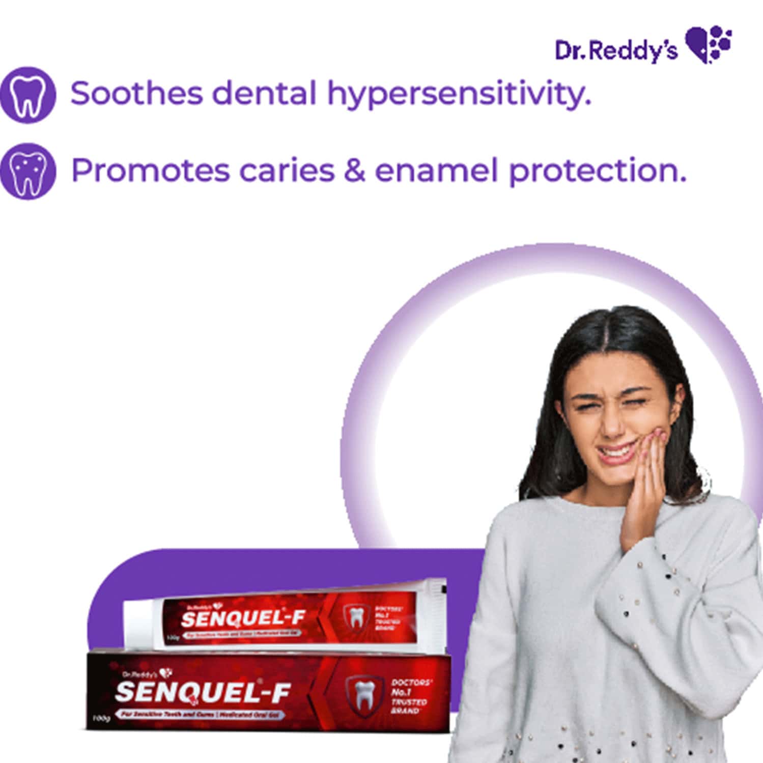 Buy SENQUEL F TUBE OF 100GM ORAL GEL Online & Get Upto 60% OFF at PharmEasy