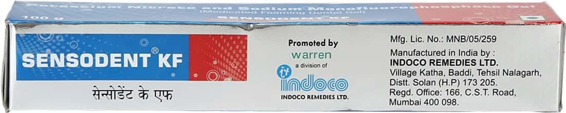 Buy SENSODENT KF GEL 100GM Online & Get Upto 60% OFF at PharmEasy