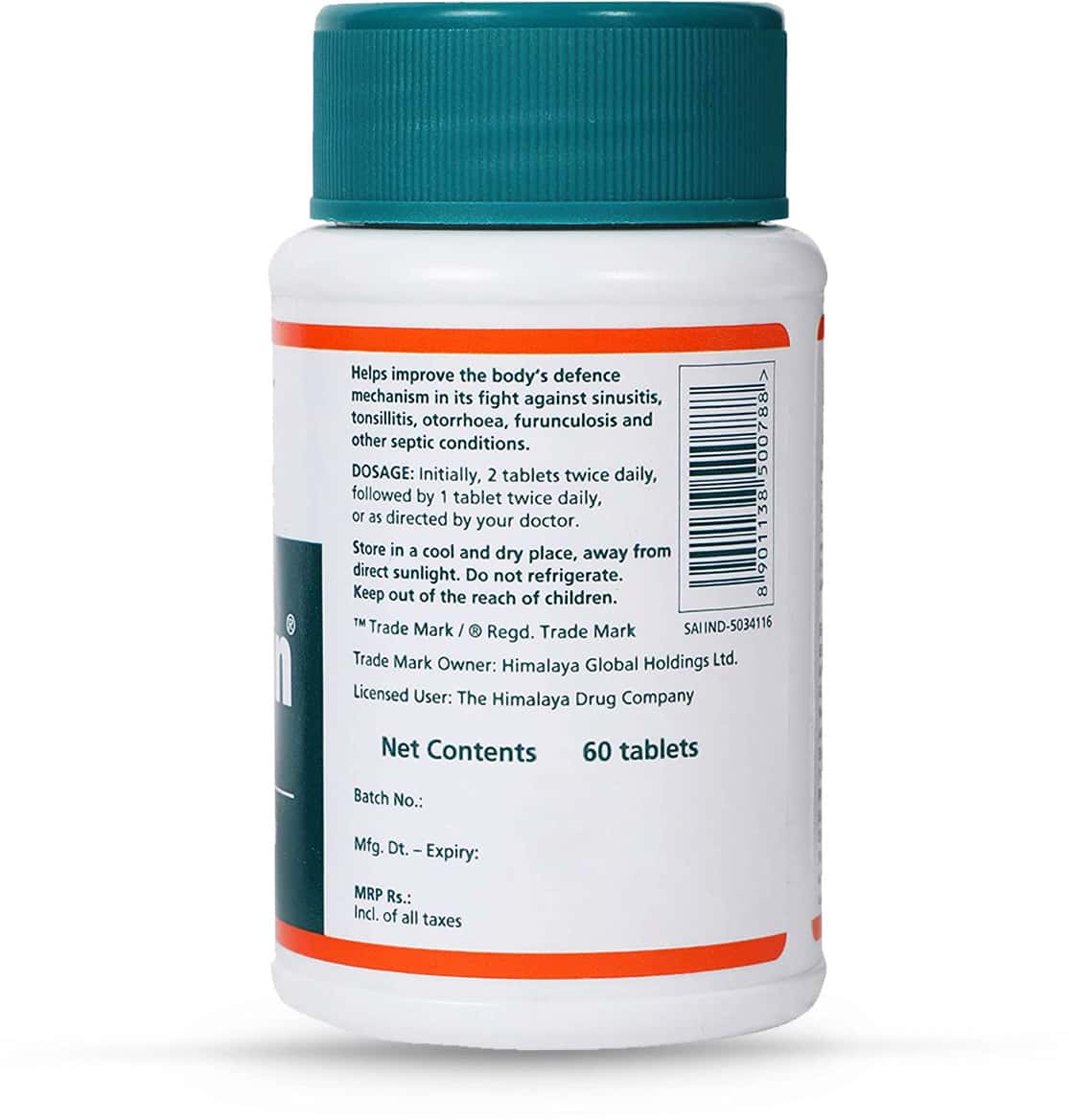 Buy HIMALAYA SEPTILIN TABLETS - 60'S Online & Get Upto 60% OFF at PharmEasy