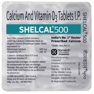 Buy SHELCAL 500MG STRIP OF 15 TABLETS Online & Get Upto 60% OFF at ...