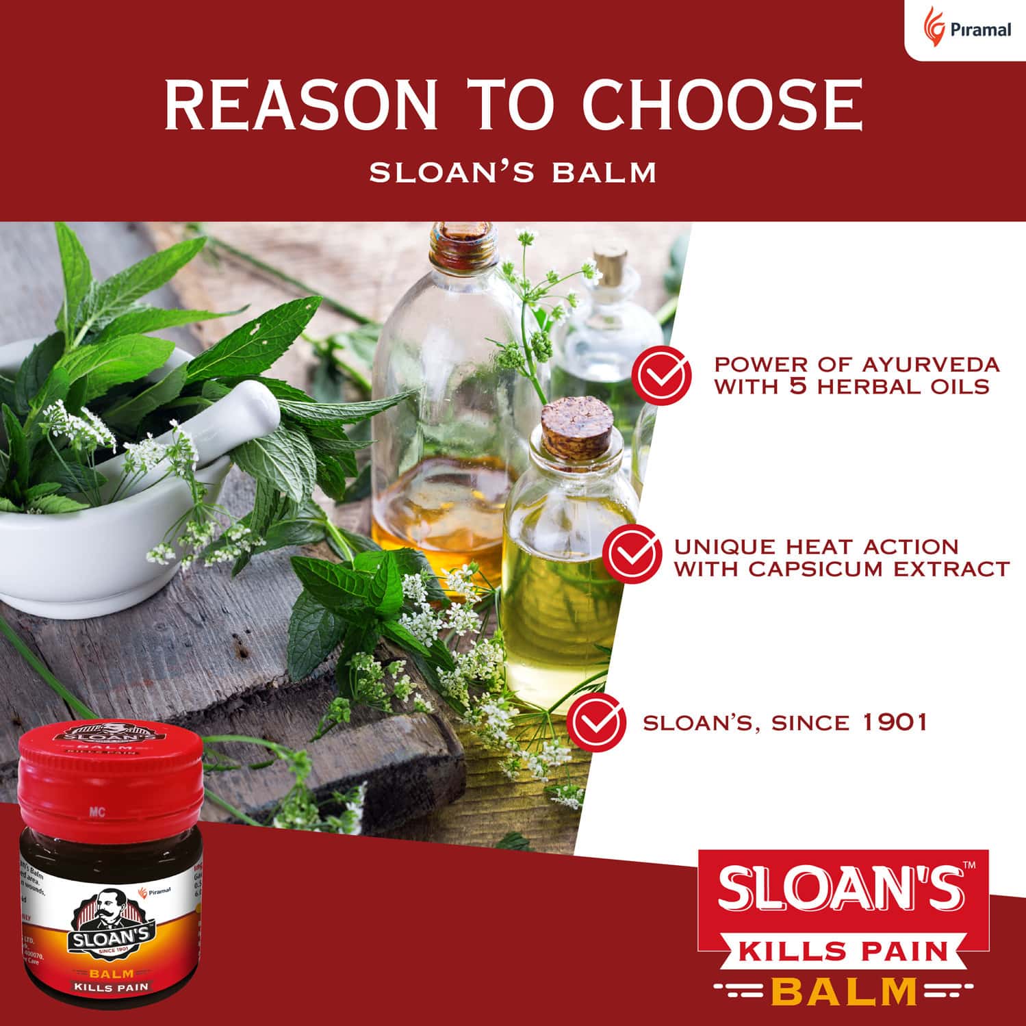 Buy SLOAN'S PAIN RELIEF BALM - 20G Online & Get Upto 60% OFF at PharmEasy
