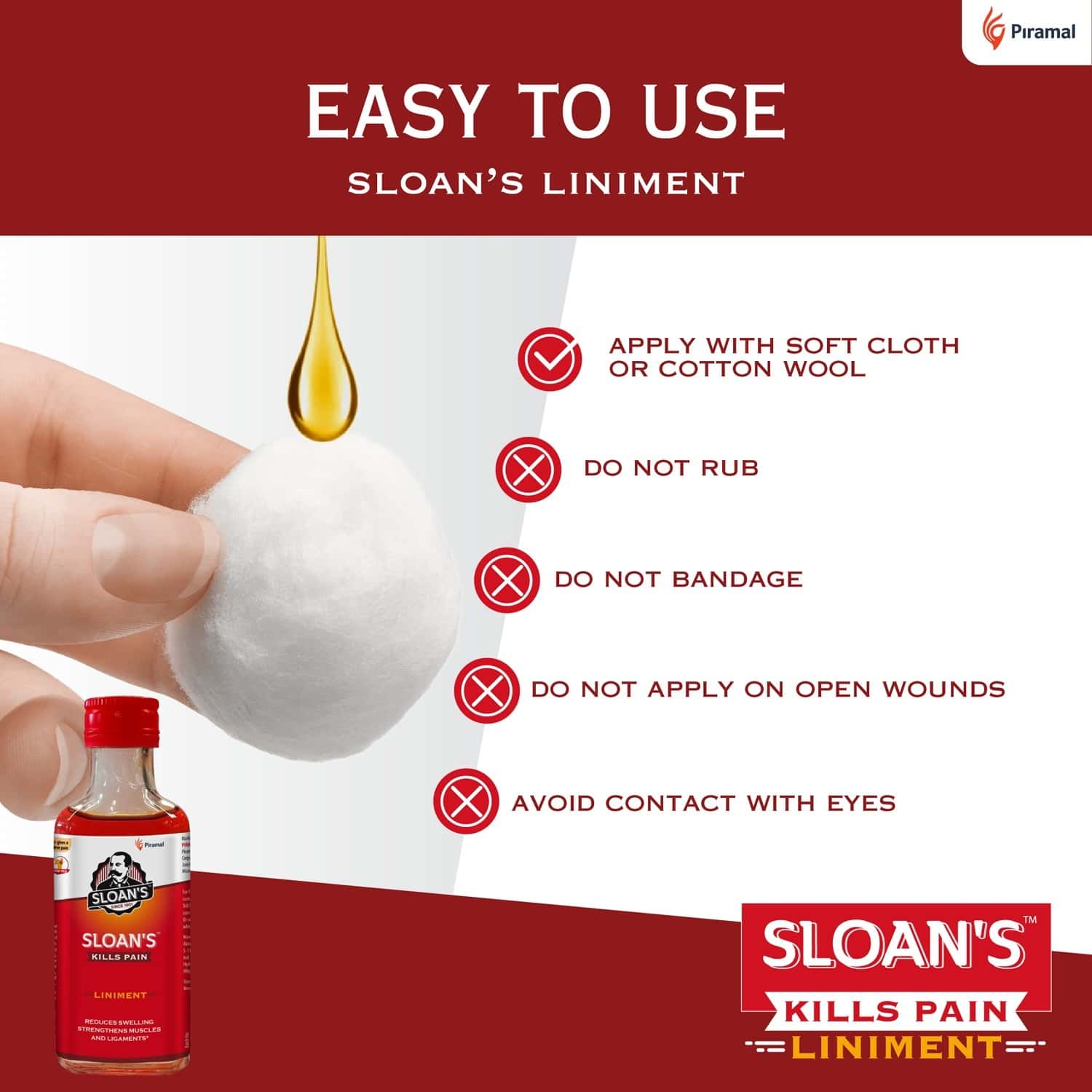 Buy SLOAN'S PAIN RELIEF LINIMENT BOTTLE OF 71ML Online & Get Upto 60% ...