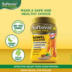 Buy SOFTOVAC SF BOWEL REGULATOR FOR CONSTIPATION POWDER 100 GM Online ...
