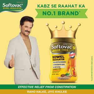 Buy SOFTOVAC SF BOWEL REGULATOR FOR CONSTIPATION POWDER 100 GM Online ...