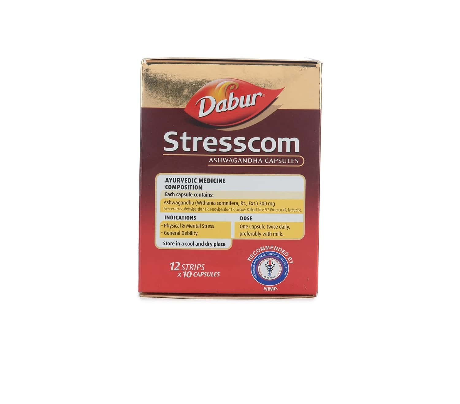 Buy Dabur Stresscom 10 Caps Online at Flat 18% OFF* | PharmEasy