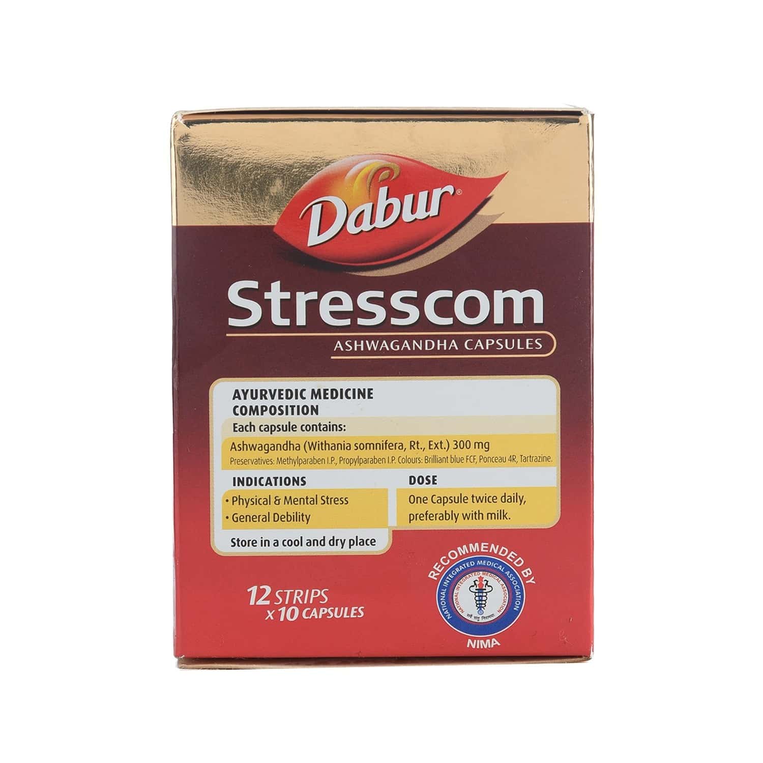 Buy DABUR STRESSCOM 10 CAPS Online & Get Upto 60% OFF at PharmEasy