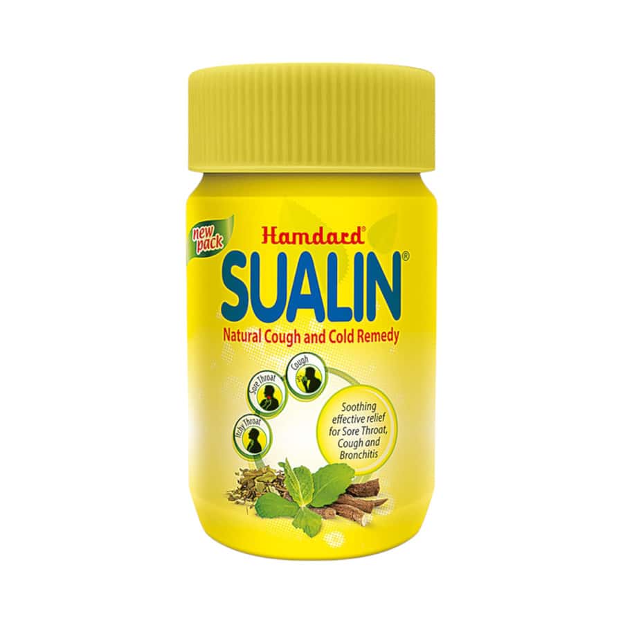 Buy HAMDARD SUALIN NATURAL COUGH AND COLD REMEDY - 60 TABLETS Online ...