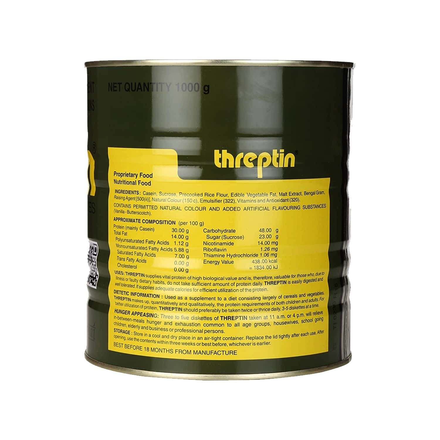 Buy THREPTIN NUTRITION BISCUITS TIN OF 1 KG Online & Get Upto 60% OFF ...