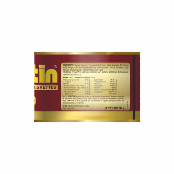 Buy THREPTIN CHOCOLATE NUTRITION DISKETTES TIN OF 275 G Online & Get ...