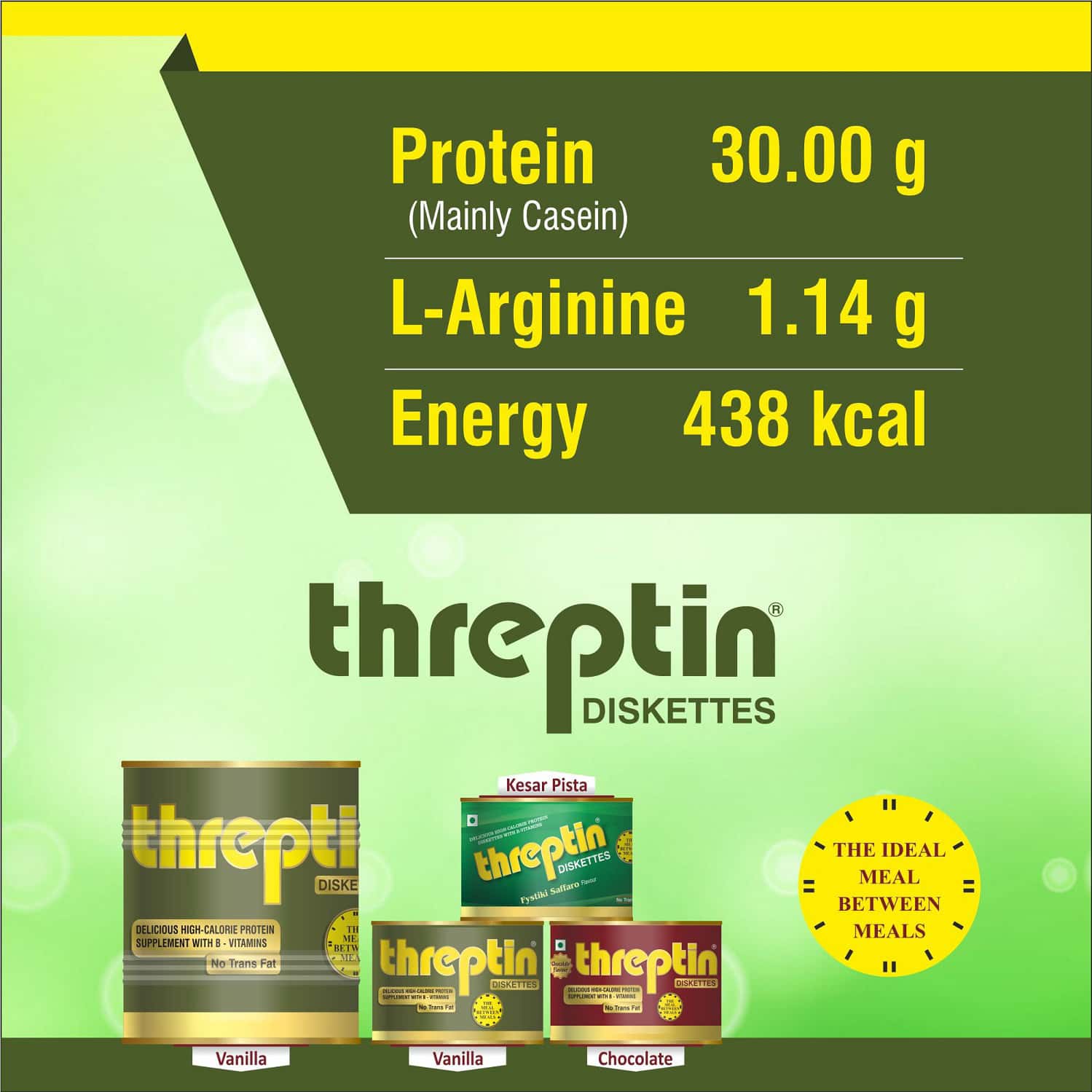 Buy THREPTIN CHOCOLATE NUTRITION DISKETTES TIN OF 275 G Online & Get ...