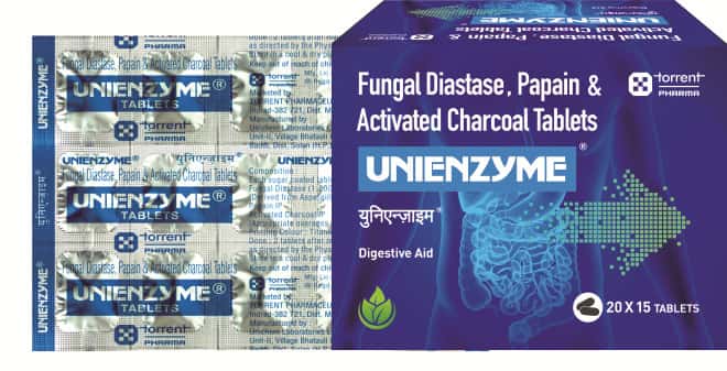 Buy UNIENZYME STRIP OF 15 TABLETS Online & Get Upto 60% OFF at PharmEasy