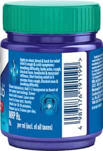 Buy VICKS VAPORUB 50ML RELIEF FROM COLD COUGH HEADACHE AND BODY PAIN ...