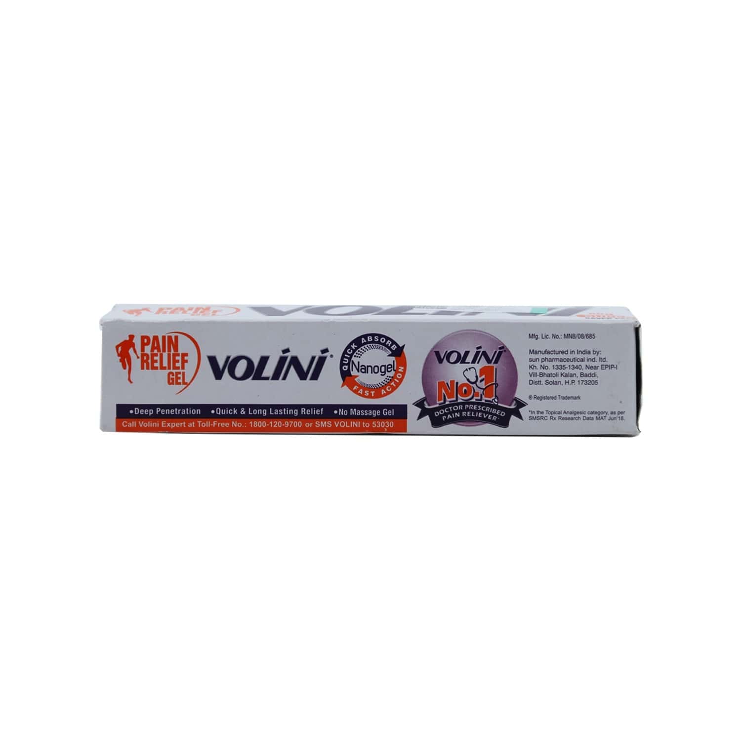 Buy Volini Gel (50) Online at Flat 18% OFF* | PharmEasy