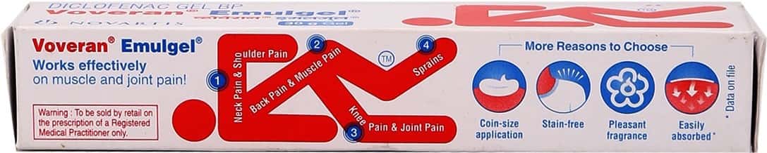 Buy VOVERAN 1% EMULGEL 30GM Online & Get Upto 60% OFF at PharmEasy