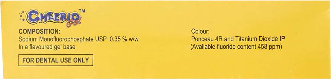 Buy CHEERIO 0.35% ORAL GEL 75GM Online & Get Upto 60% OFF at PharmEasy