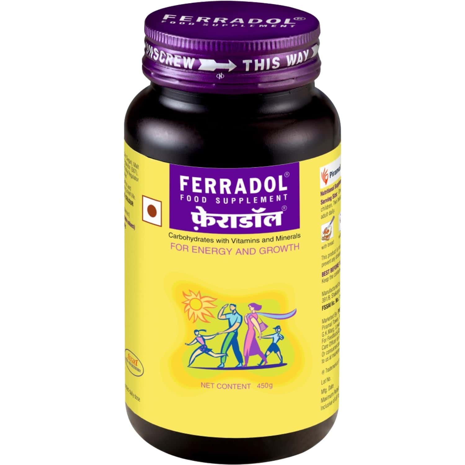 Buy FERRADOL FOOD SUPPLEMENT - 450G Online & Get Upto 60% OFF at PharmEasy
