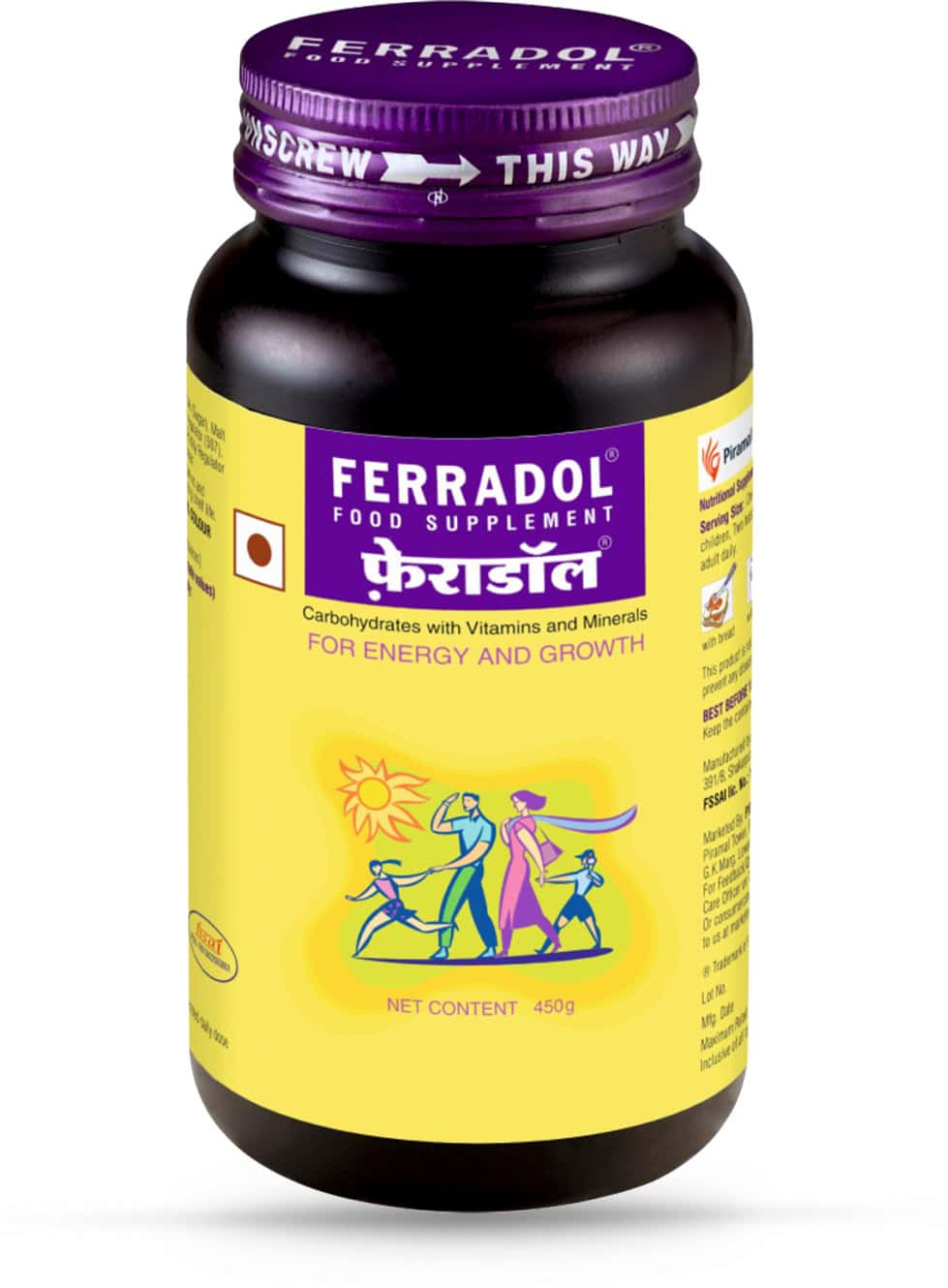 Buy FERRADOL FOOD SUPPLEMENT-200G Online & Get Upto 60% OFF at PharmEasy