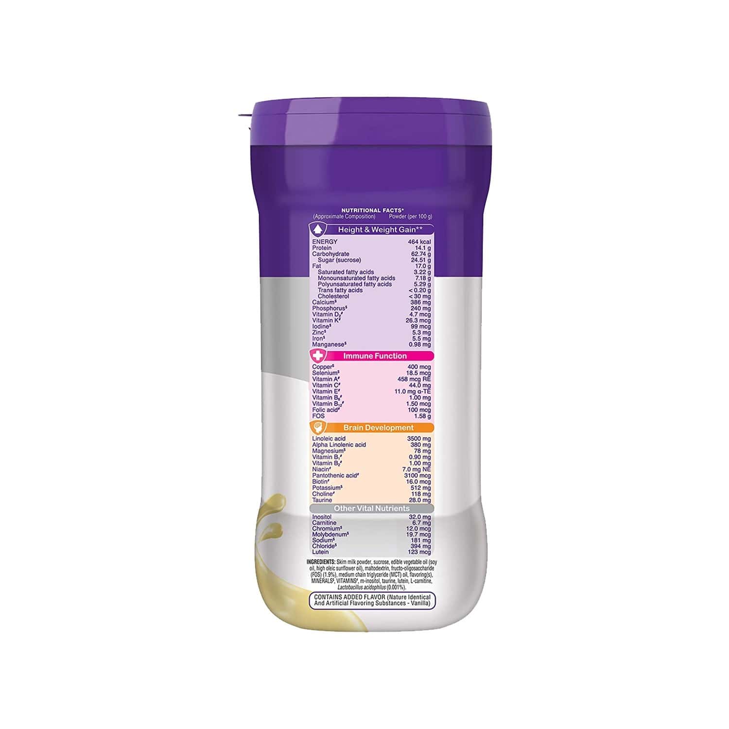 Buy Pediasure Complete Vanilla Child Nutrition Drink Bottle Of 400 G ...