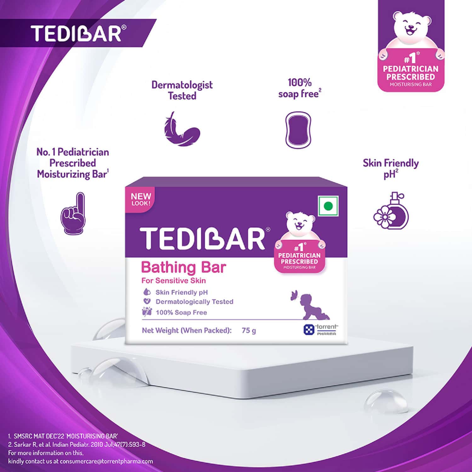 Buy TEDIBAR BATHING BAR 75GM Online & Get Upto 60% OFF at PharmEasy