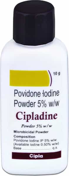 Buy CIPLADINE 5% BOTTLE OF 10GM POWDER Online & Get Upto 60% OFF at ...