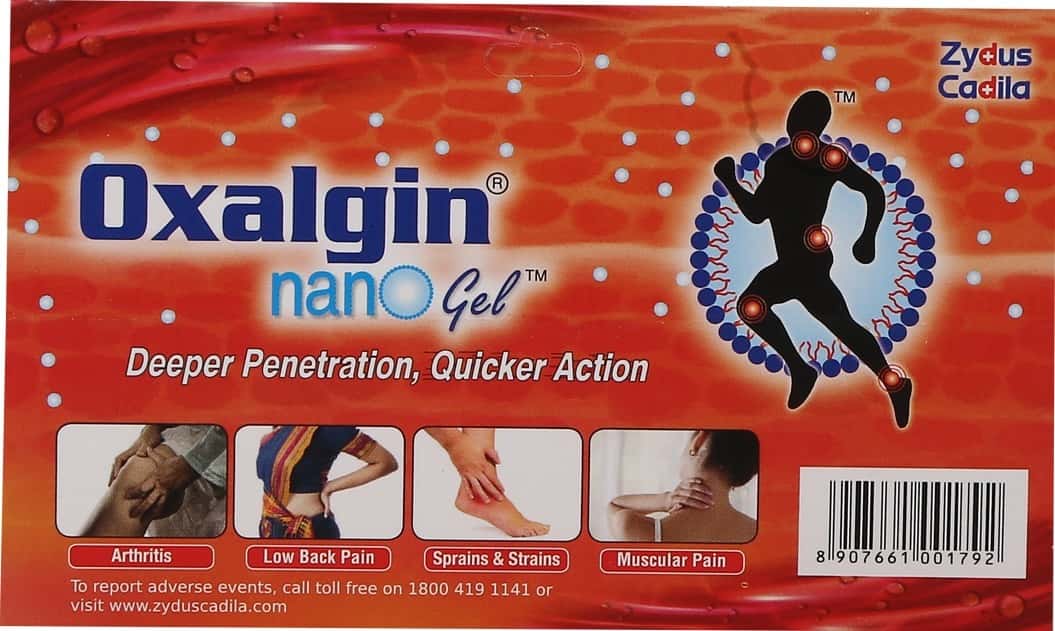 Buy OXALGIN NANO GEL 30GM Online & Get Upto 60% OFF at PharmEasy