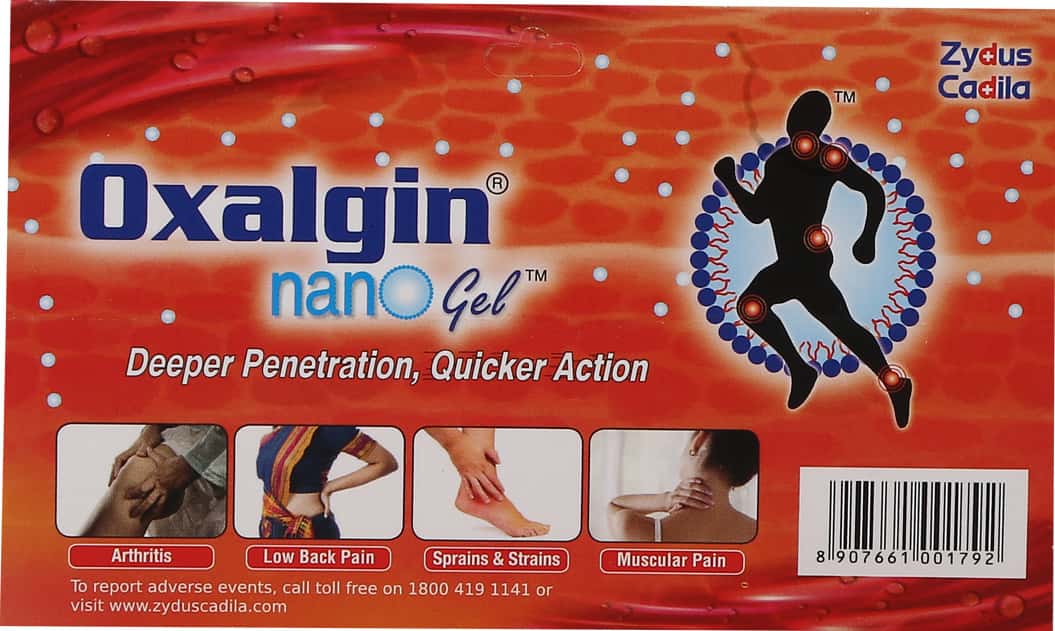 Buy OXALGIN NANO GEL 30GM Online & Get Upto 60% OFF at PharmEasy