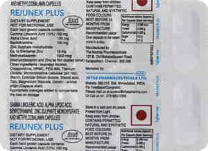 Buy REJUNEX PLUS CAPSULE Online & Get Upto 60% OFF at PharmEasy