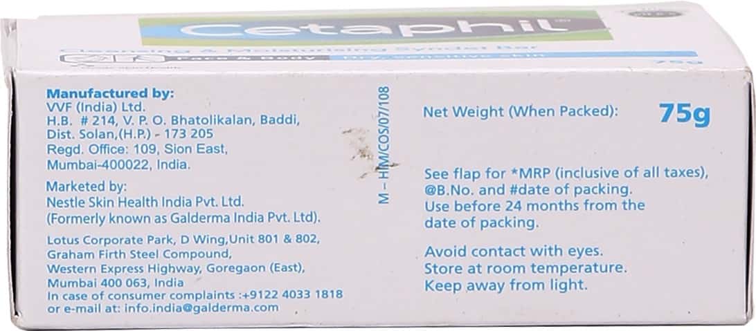 Buy CETAPHIL CLEANSING AND MOISTURISING SYNDET SOAP - 75G Online & Get ...