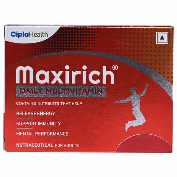 Buy MAXIRICH DAILY MULTIVITAMIN STRIP OF 10 SOFTGEL CAPSULES Online ...